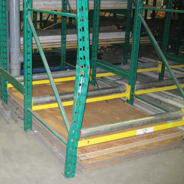 Broken Storage Racks | W.E. Carlson Corporation